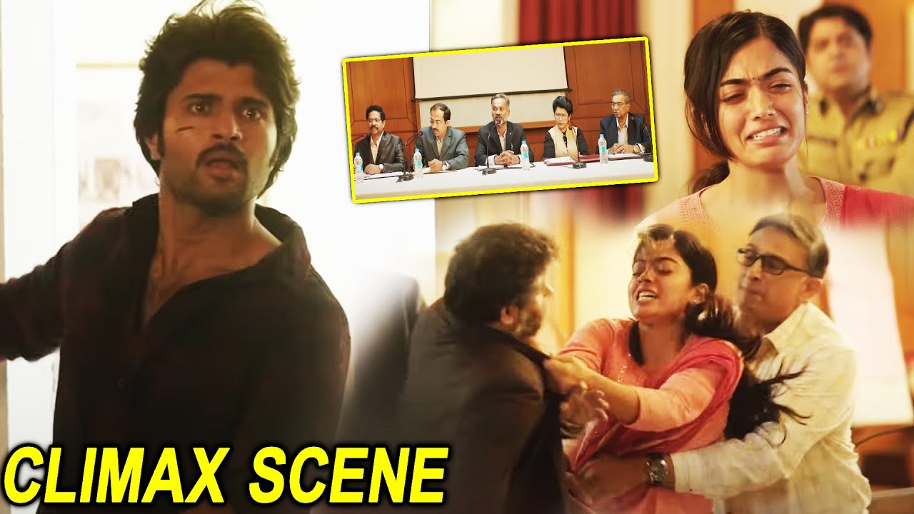 Dear Comrade Movie Rashmika Mandanna Aggressive Climax Scenes | Vijay ...