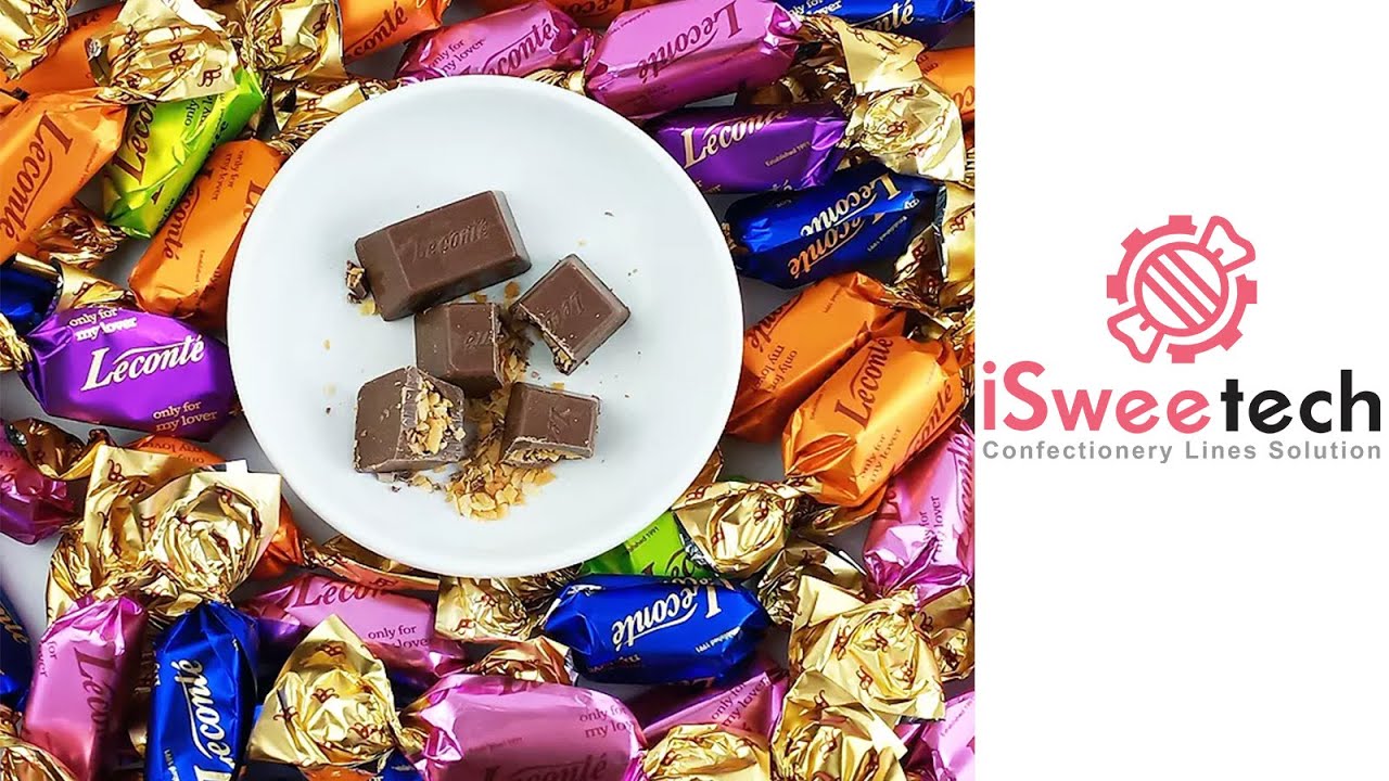 chocolate bar double twist wrapping machine with manual feeding # ...