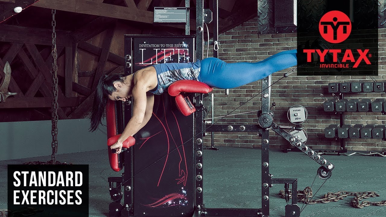 Cable Reverse Hyperextension Tytax® S6 Youtube