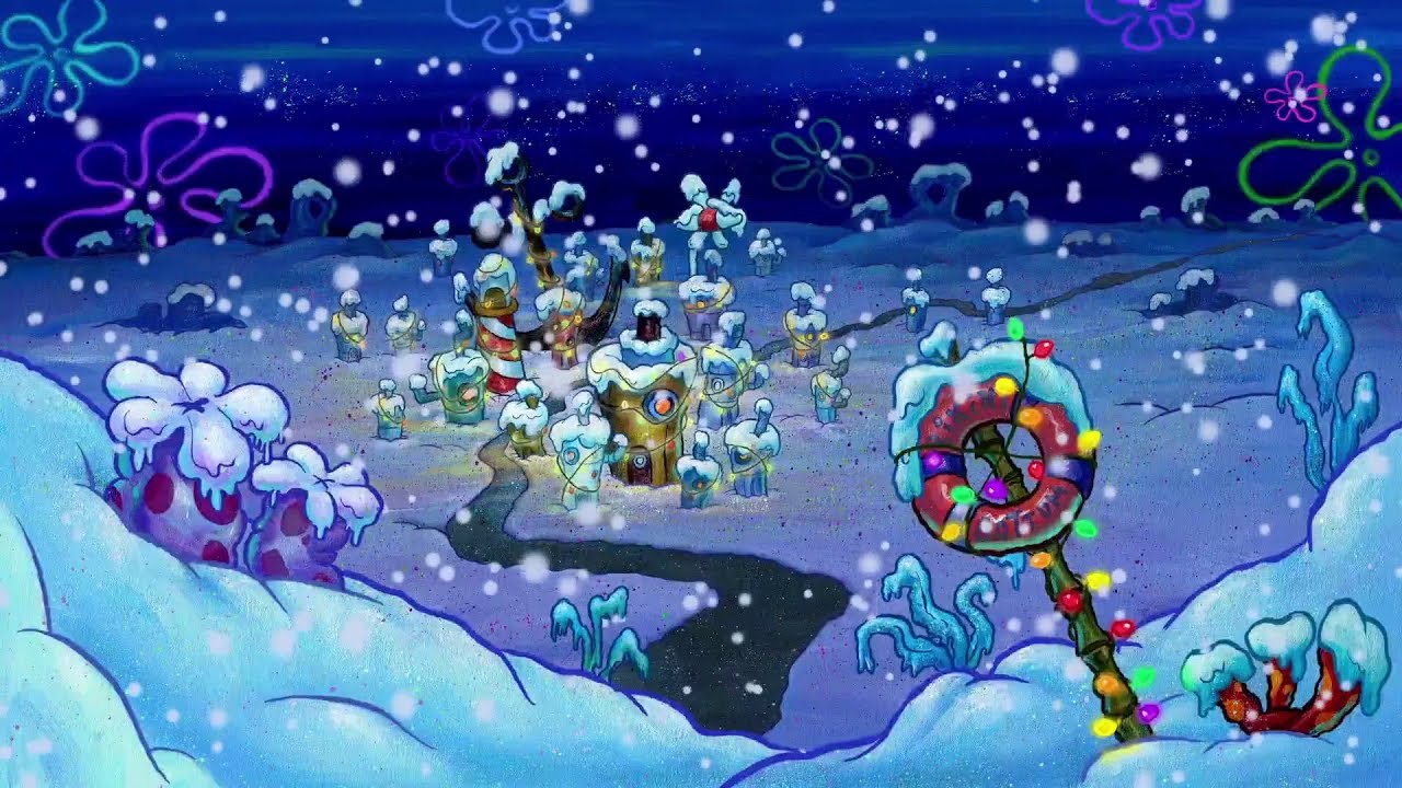 SpongeBob SquarePants SpongeBob’s Road To Christmas Title Card - YouTube