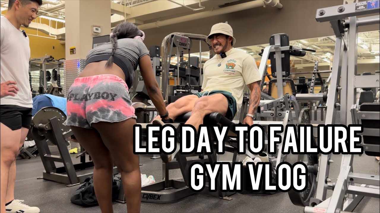 Ym Vlog 8 Intense Full Leg Day Youtube