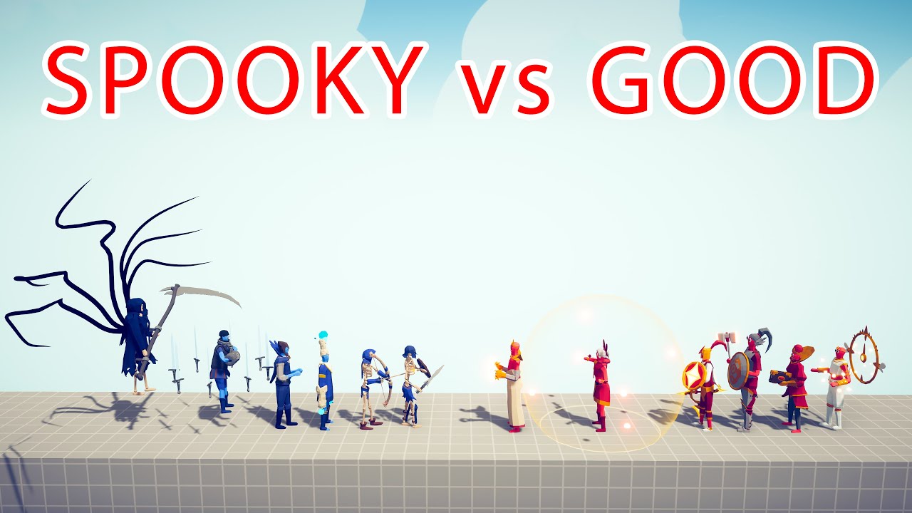 SPOOKY Team vs GOOD Team - Totally Accurate Battle Simulator TABS - YouTube