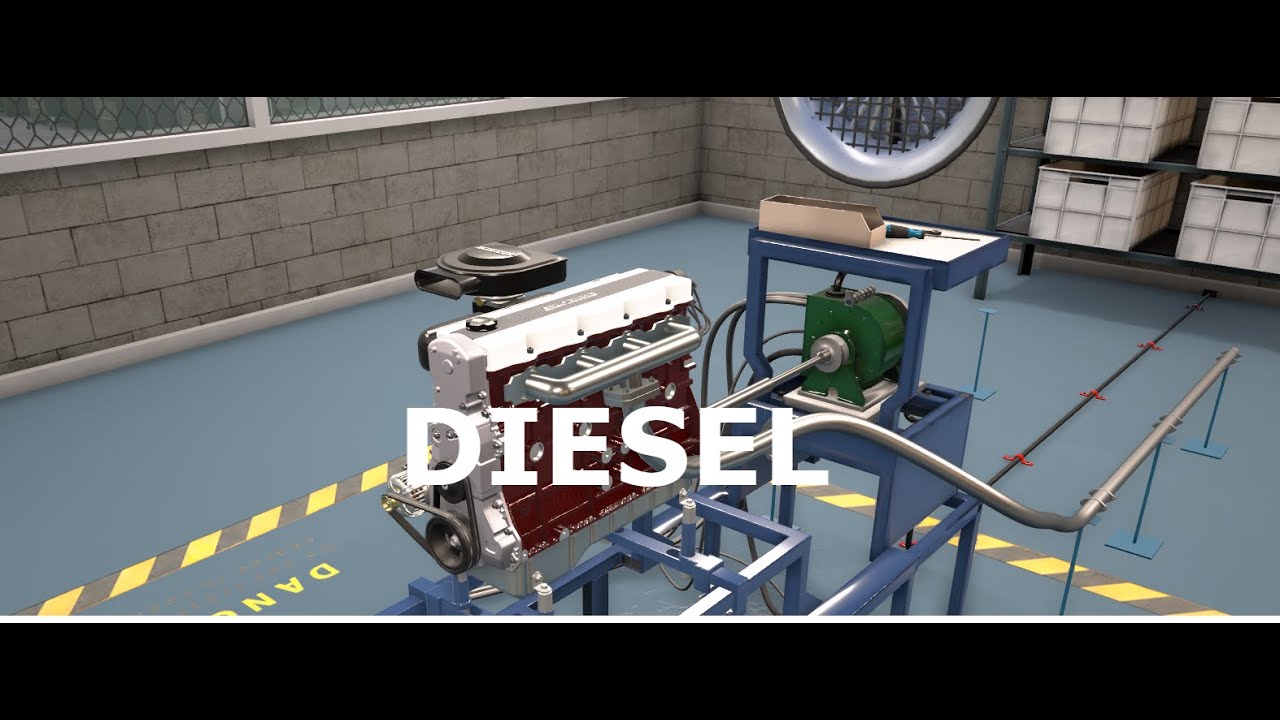 Making a DIESEL motor in AUTOMATION! - YouTube
