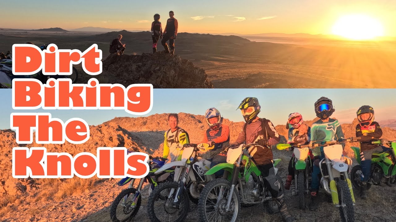 Dirt Biking The Knolls Utah - 2024 - YouTube