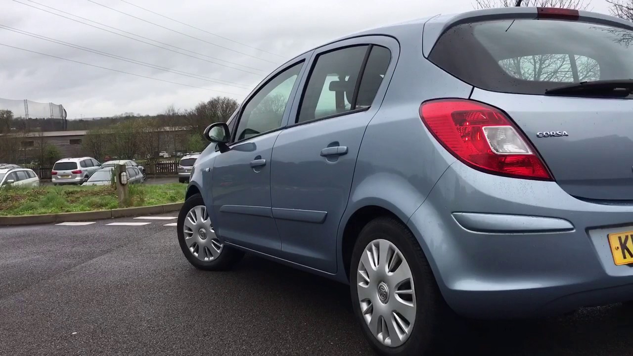 2008 58 Vauxhall Corsa in blue for sale. - YouTube