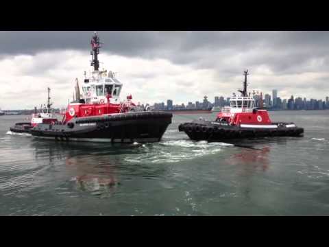 Tug Boats In North Vancouver - YouTube