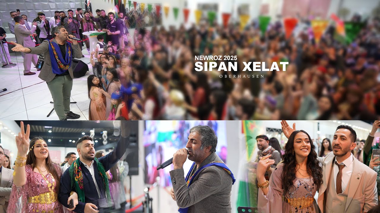 Newroz Oberhausen 2025 Sipan Xelat By Ciwan Group 4K - Komîta Newrozê li Gelsenkirchen 😍🔥 - YouTube