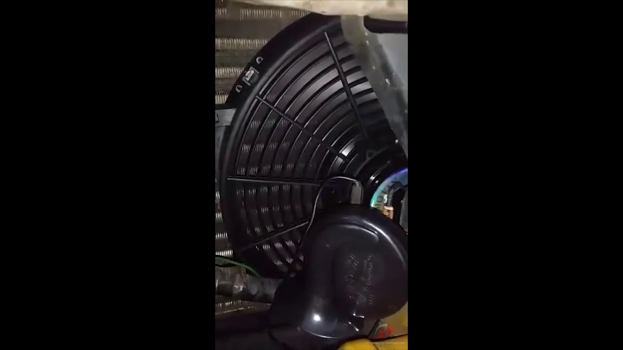 AVS high speed fan 20000 rpm 10 blade on volvo - YouTube