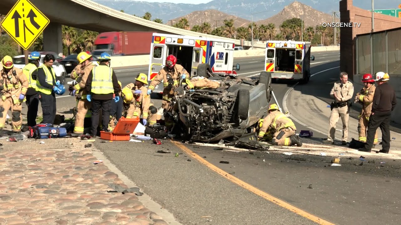 Fatal Roll Over Crash After Possible Racing Another Vehicle - YouTube