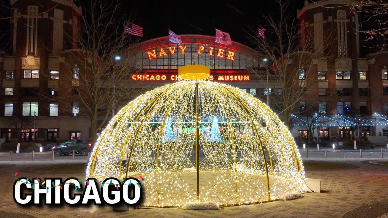 Chicago Christmas Walk Inside Navy Pier on Friday | December 20, 2024 ...