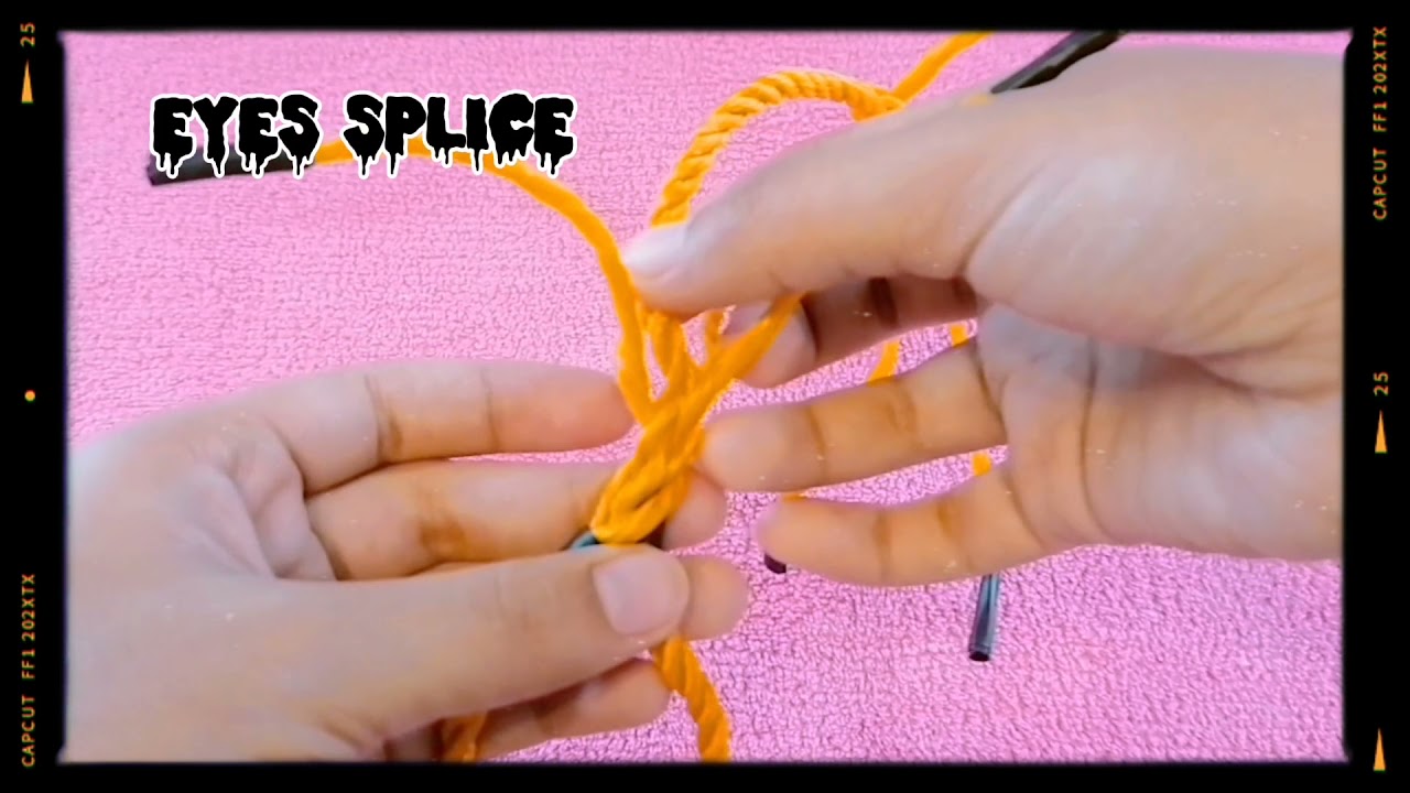 back splice, eye splice and short splice - YouTube
