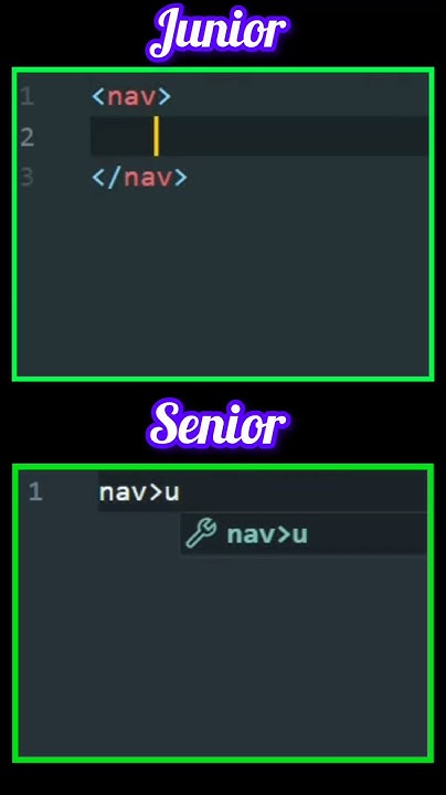 Junior Vs Senior|nobe Vs pro html coding #coding #coder #html #htmltutorial #funny #viral - YouTube