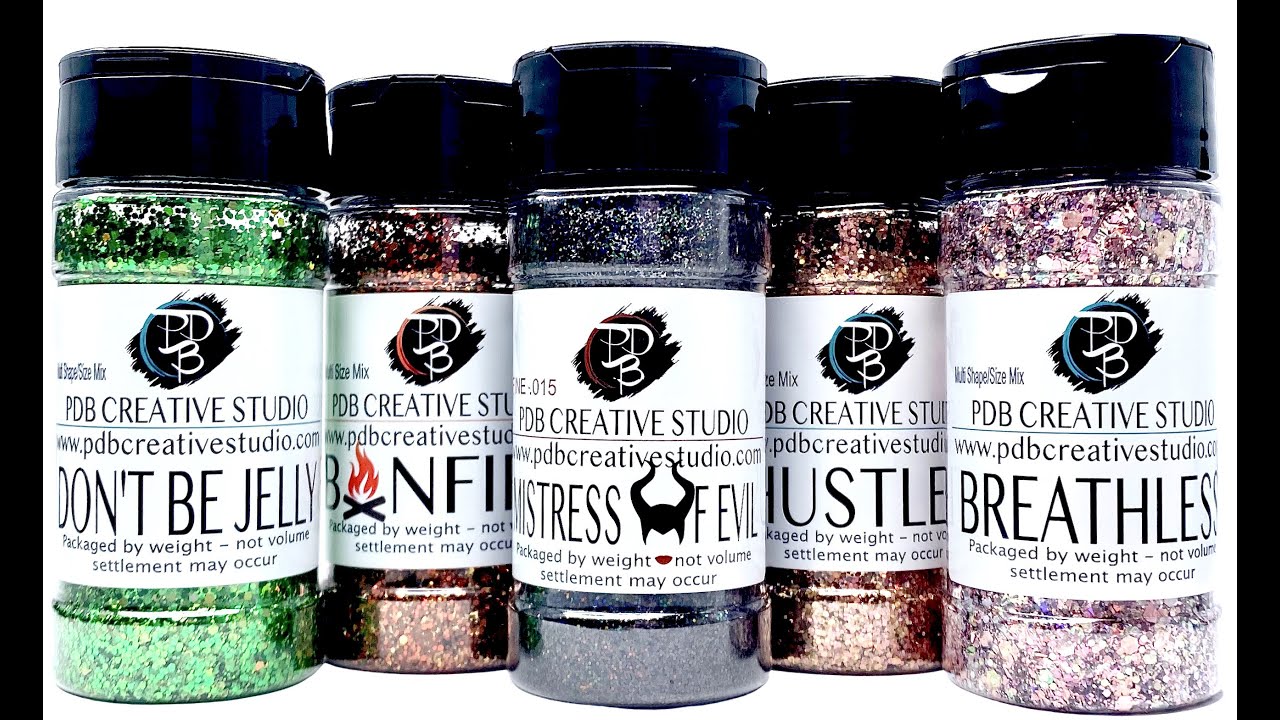 New August Glitter Colors 2021 - PDB Creative Studio - YouTube