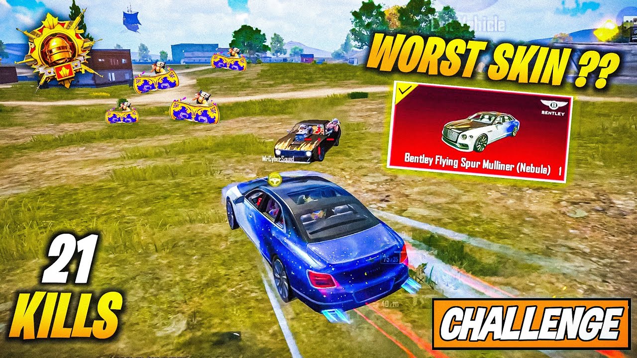 🤯THIS BENTLEY SUPERCAR IS WORST SKIN EVER🤬 PRO SQUAD WITH MIRADO VS ...