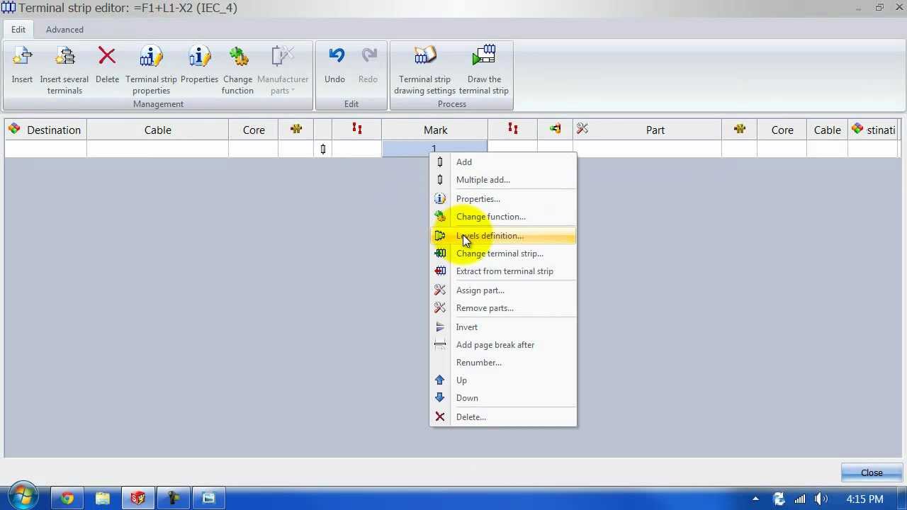 10. SolidWorks Electrical - How to Insert a Multi-Level Terminal - YouTube