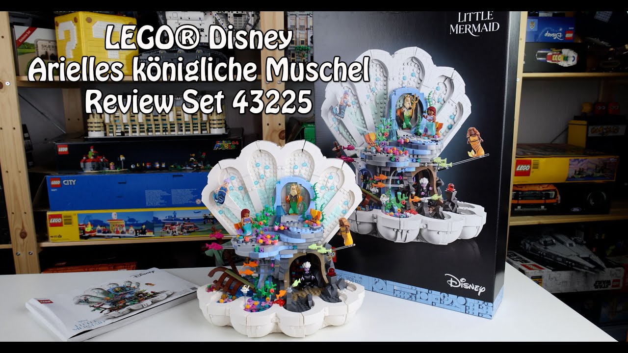 Review LEGO Arielles königliche Muschel (Disney Set 43225) - YouTube