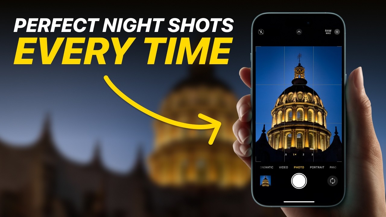 The SECRET to Viral iPhone Night Photos - YouTube