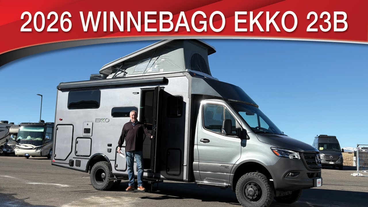 2026 Winnebago EKKO 23B Pop-Top - YouTube