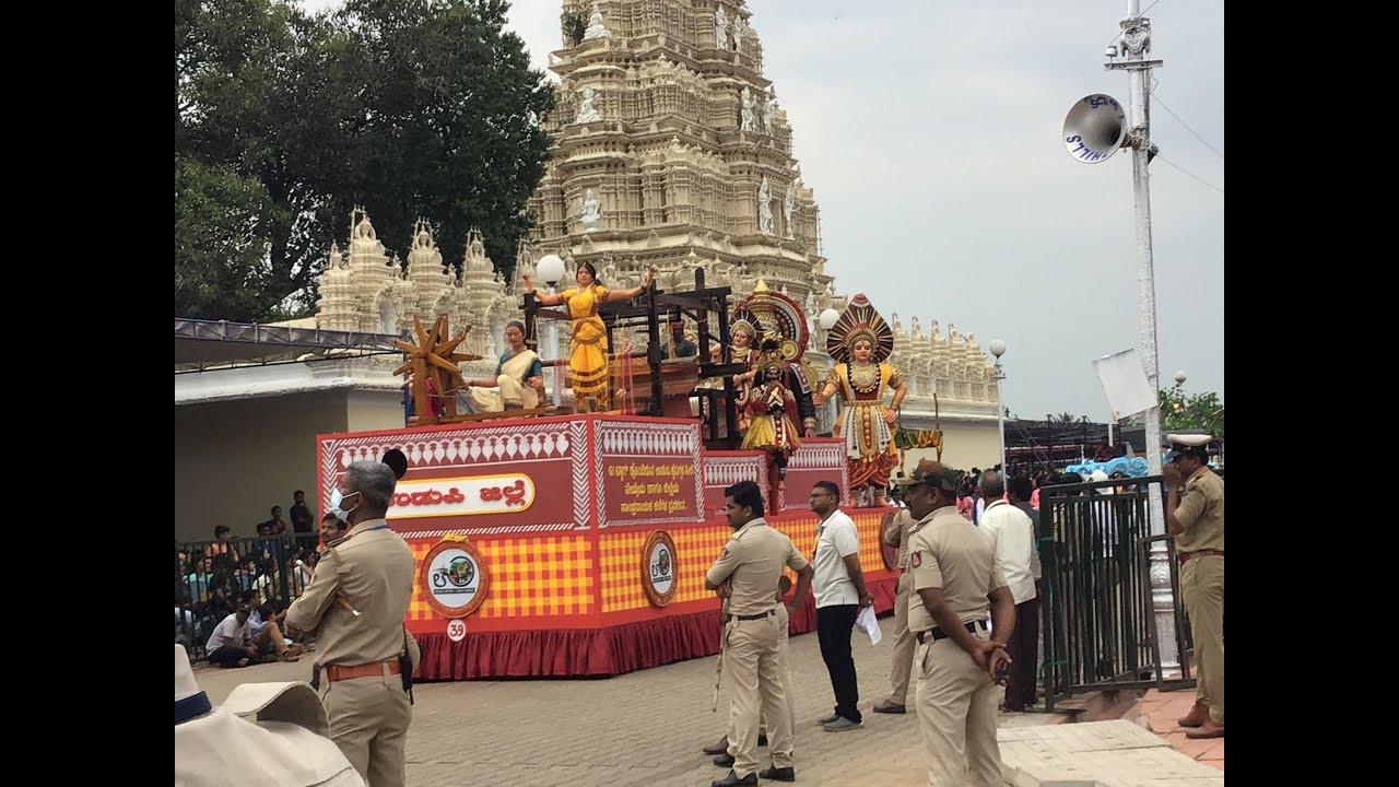 Jamboo Savari 2022 Impressive Tableaux | Tableaux In Jamboo Savari ...