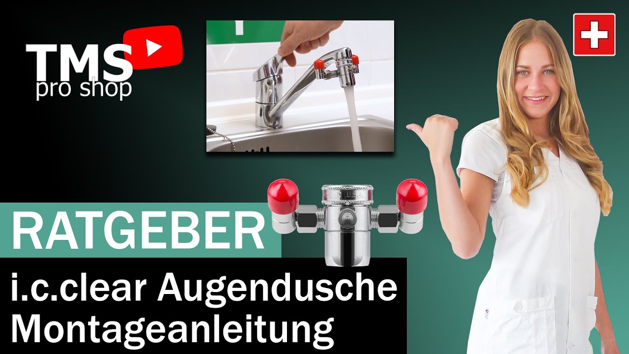 👁 Ratgeber: i.c.clear Augendusche - Montageanleitung - YouTube