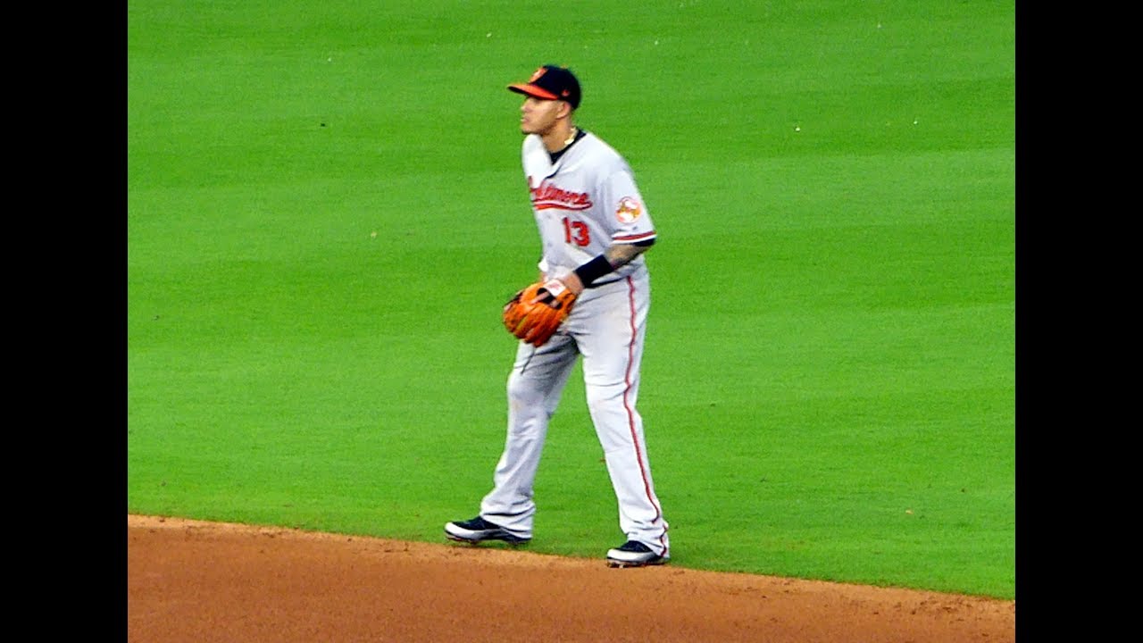 Manny Machado playing defense...Orioles vs. Astros...4/3/18 - YouTube