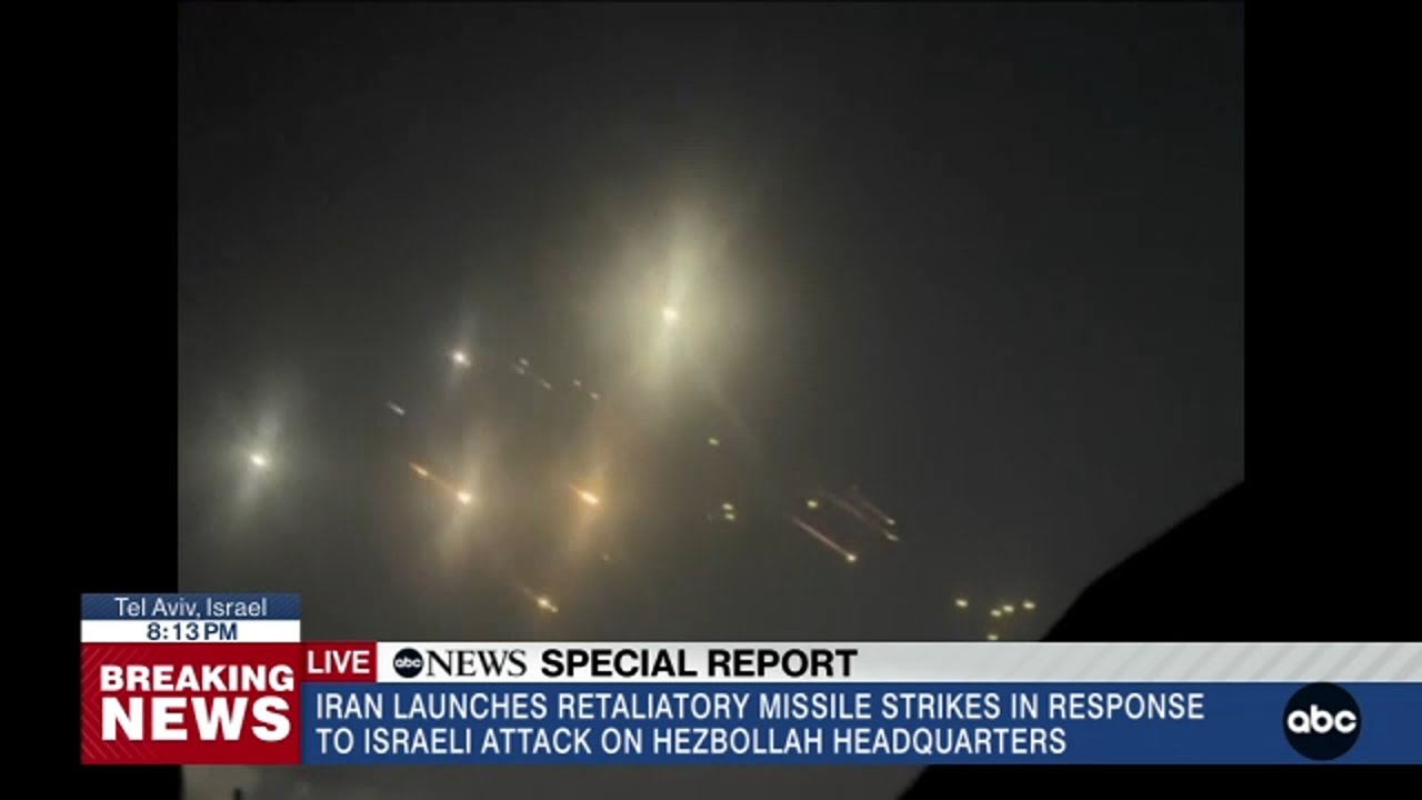 Iran launches retaliatory missile strikes in response to Israeli attack ...