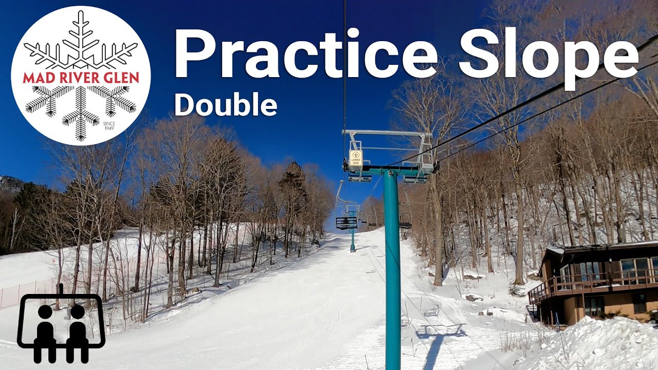 Mad River Glen - Practice Slope Chair - YouTube