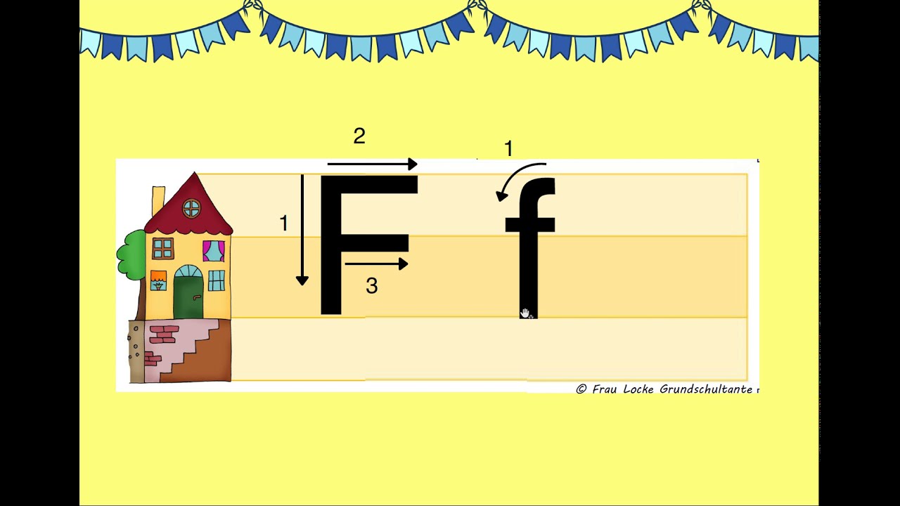 Einführung Buchstabe F/f - YouTube