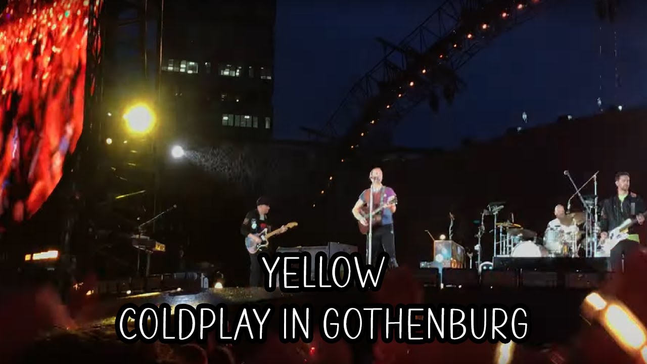 Coldplay - Yellow (Live in Gothenburg, Sweden July 11, 2023) - YouTube