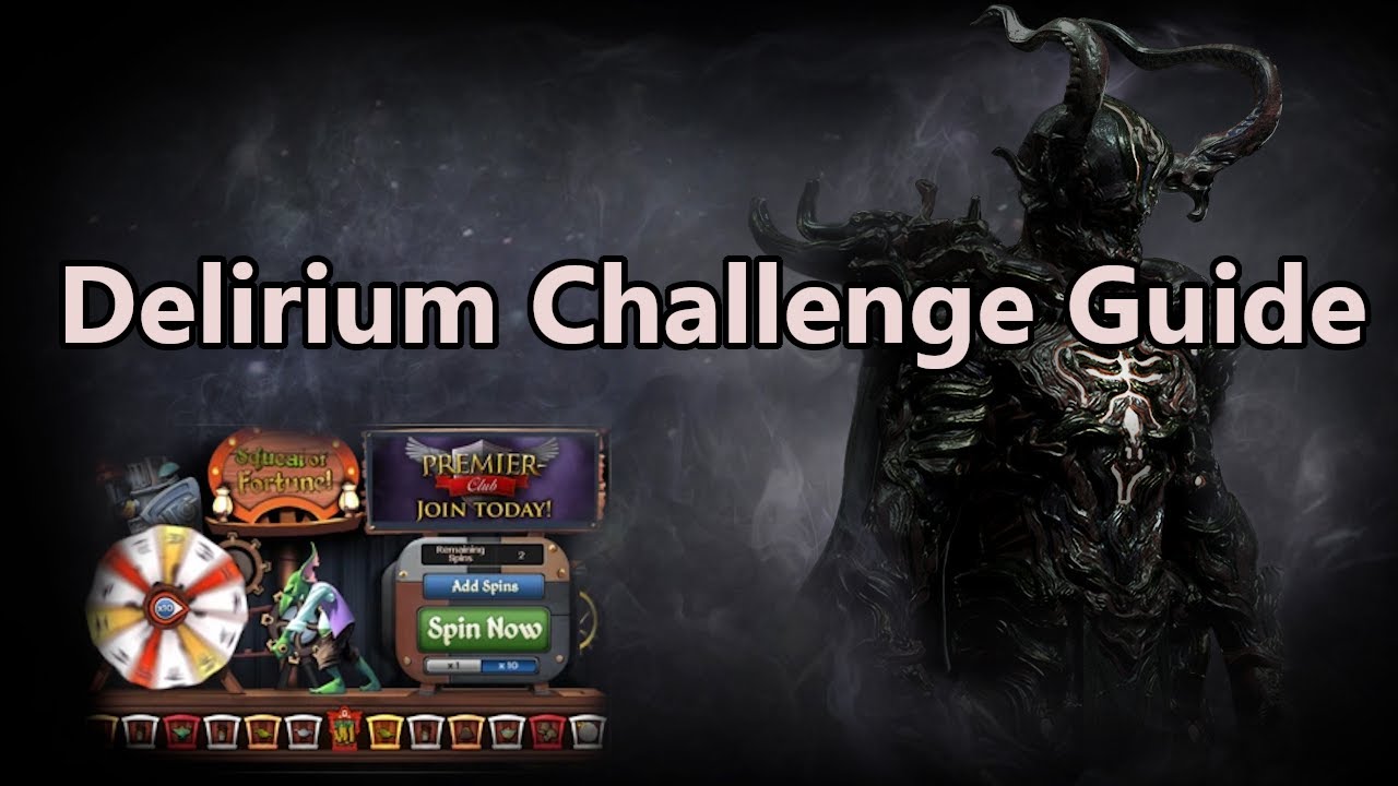 PATH OF EXILE Delirium- Challenge Mini Guide - YouTube
