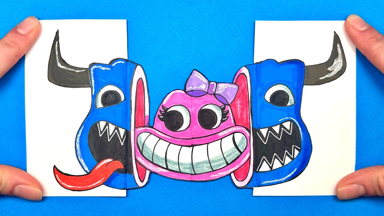 How To Make Paper Crafts with Snappy Cow VS Sheria Toadra from Garten ...