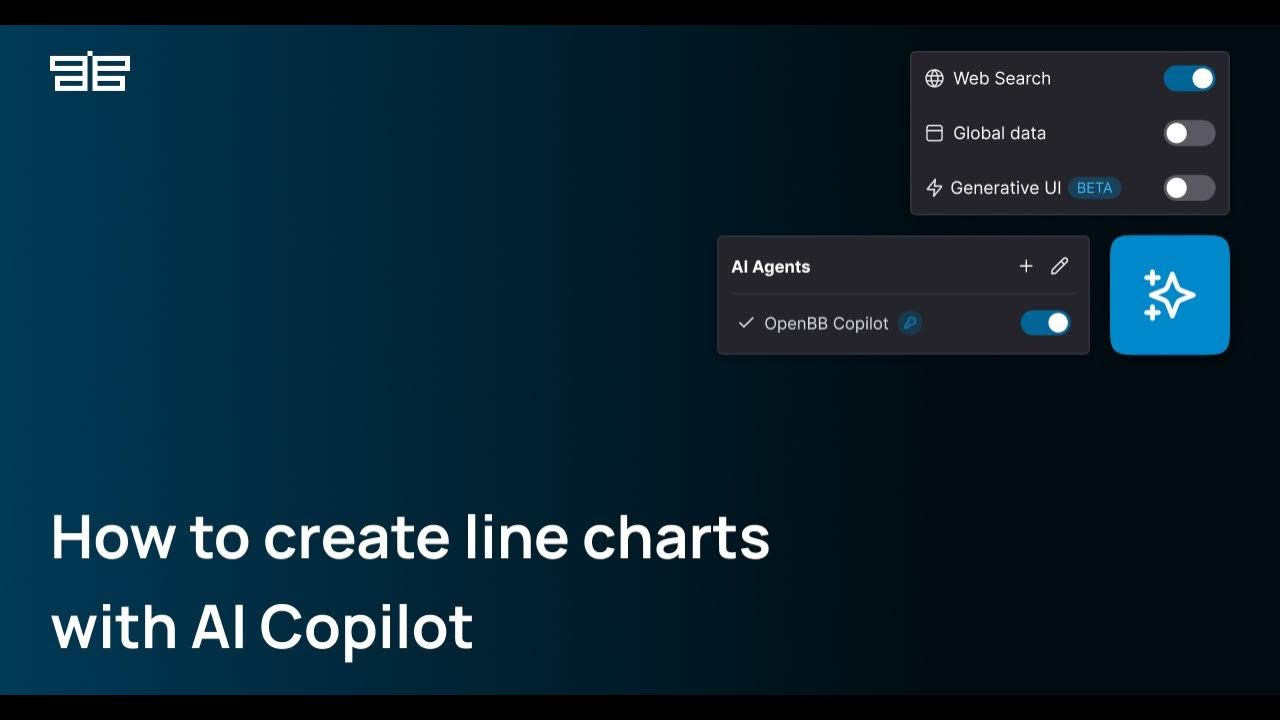 How to create line charts with AI Copilot - YouTube