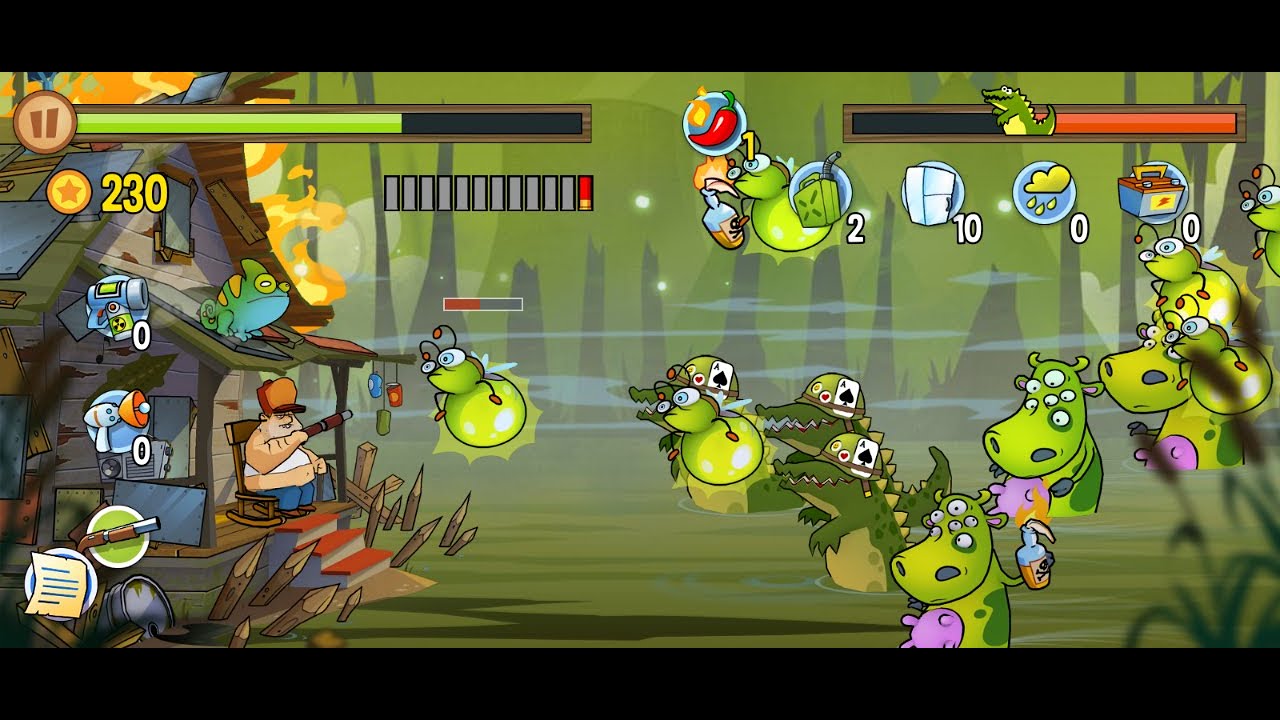 Episode 5 level 6-11 savage swamp, mutants & piranha @Commander RJR ...