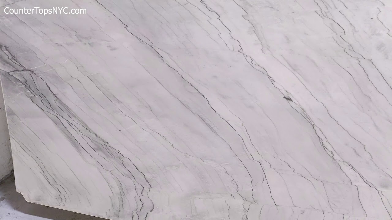 Da Vinci Natural Stone Quartzite Slab NYC - YouTube
