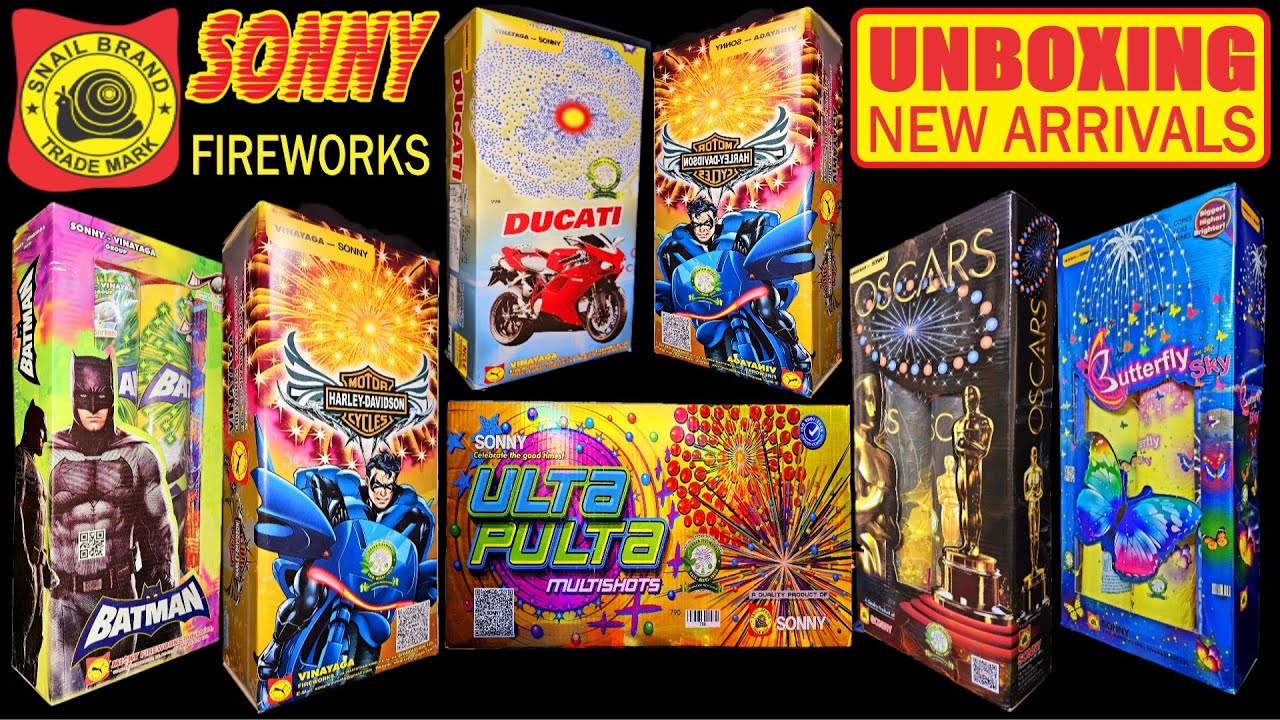 SONY FIREWORKS 2024 💥 சிவகாசி பட்டாசு VINAYAGA FIREWORKS 🌟 NEW ARRIVALS ...