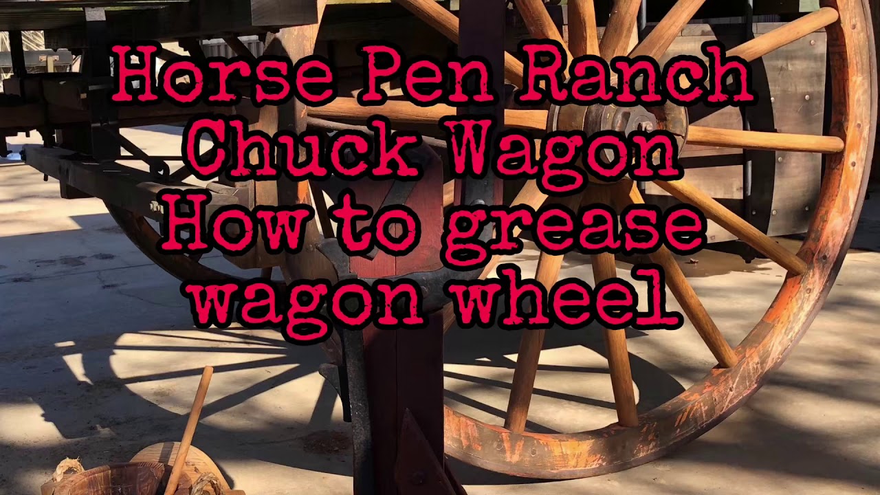 How to grease a wagon wheel - YouTube