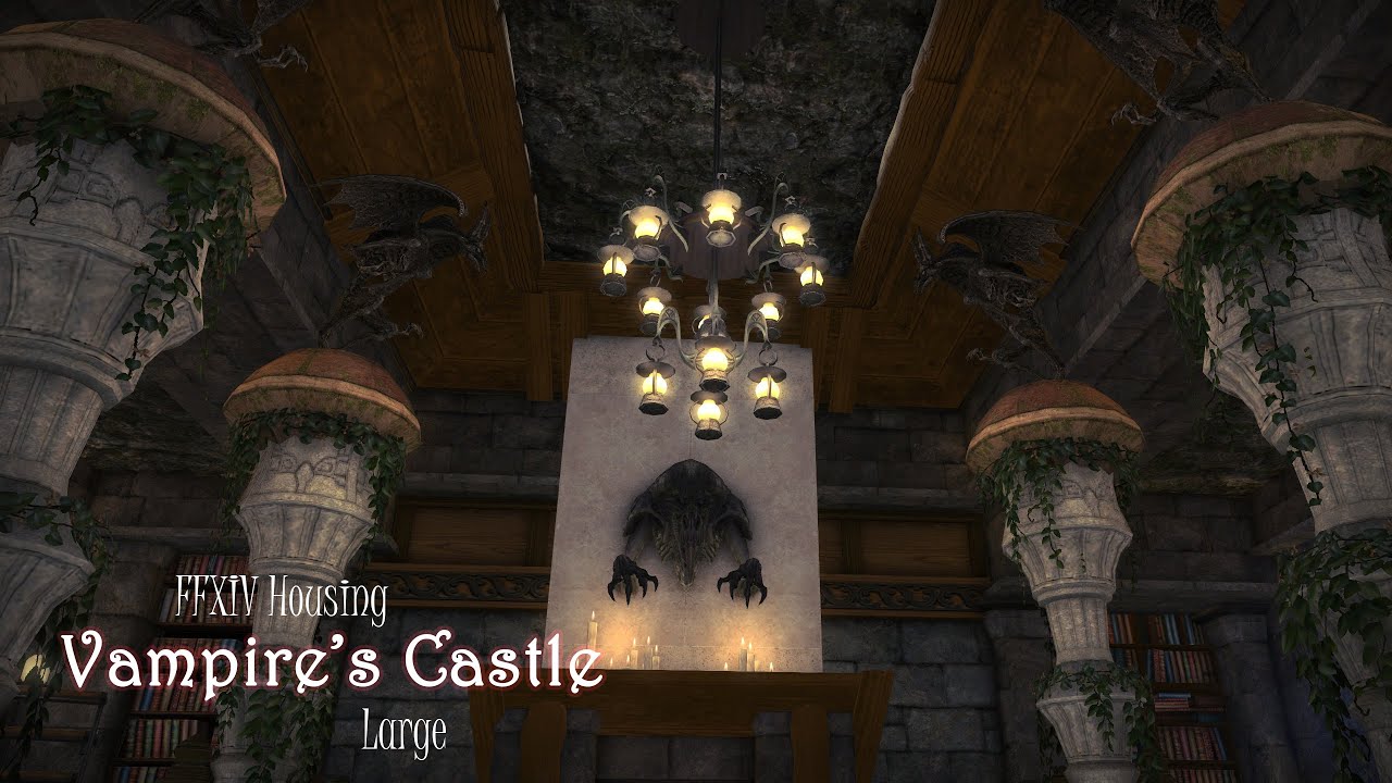 [Large] Vampire's Castle - FFXIV Housing Walkthrough - YouTube