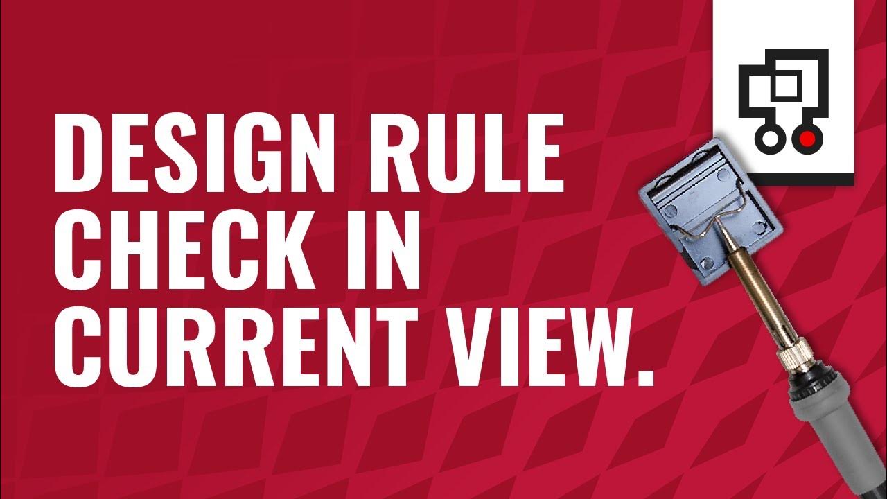 DesignSpark Toolbox - Design Rule Check in current view in DS PCB - YouTube