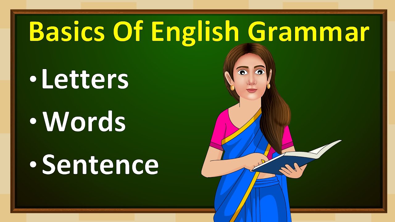 Basic Of English Grammar | Letter Word and Sentence | Kids Learning | E ...