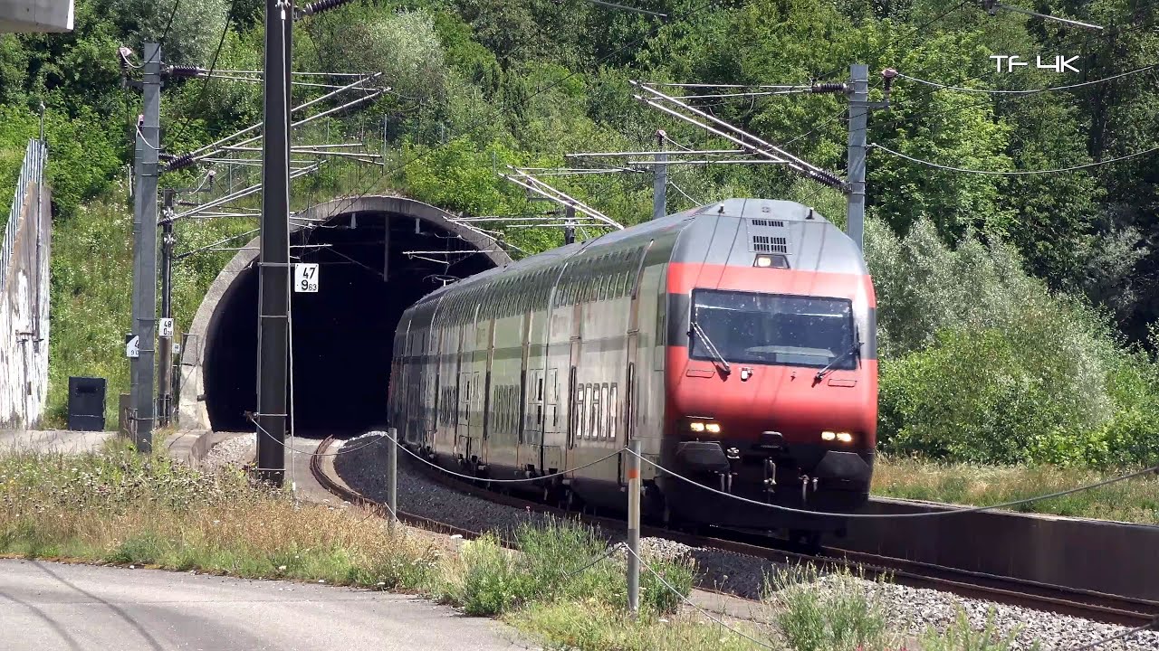 Fast Trains - Highspeed Switzerland - IC 2000 Dosto - YouTube