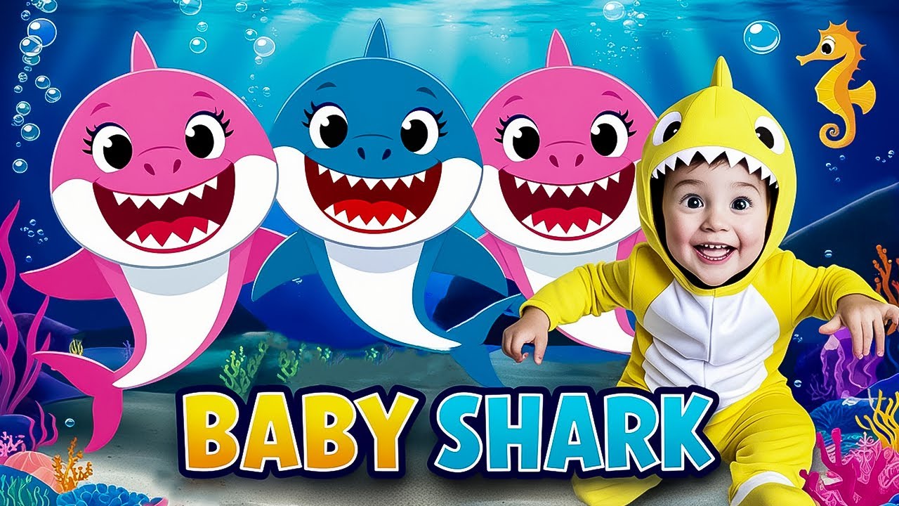 Easy Baby Shark Dance Steps 🐟 Fun and Educational for Kids - YouTube