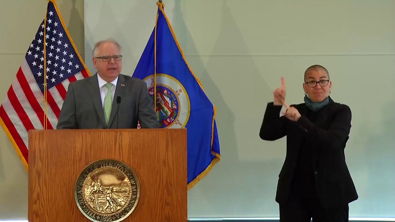 WATCH: Minnesota Governor Tim Walz provides update amid protests over ...