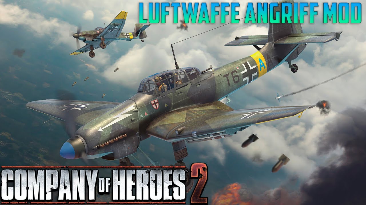 LUFTWAFFE ANGRIFF MOD | Company of Heroes 2 - YouTube
