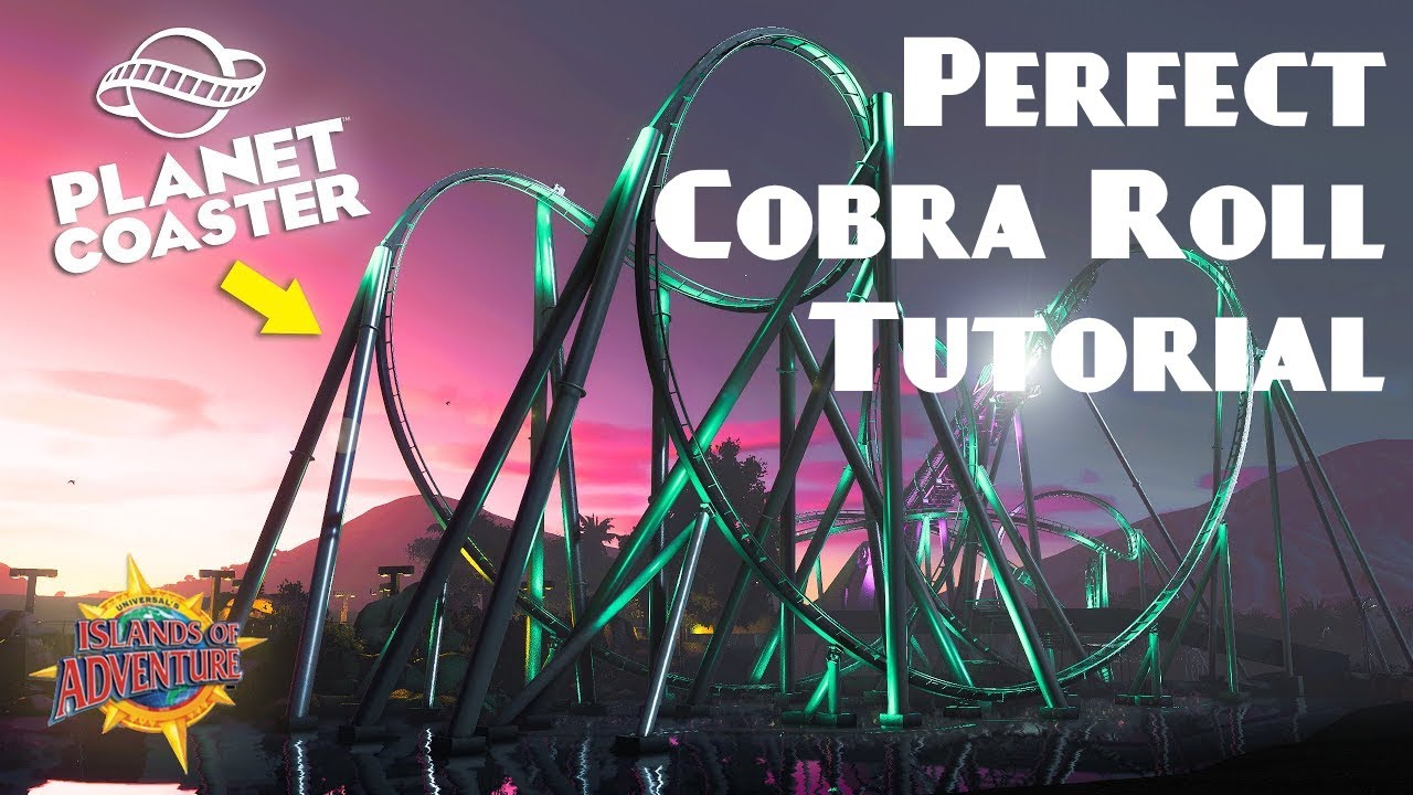 How to make a perfect Cobra Roll | Planet Coaster - YouTube