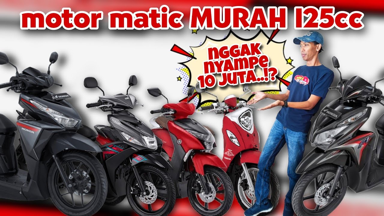 motor matic MURAH 125cc - motor bekas murah - aneka jasa motor - YouTube