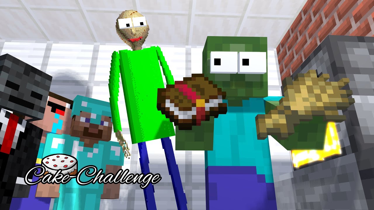 [MonsterSchool vs BALDI's Team --- The ultimative Baking Battle] - YouTube