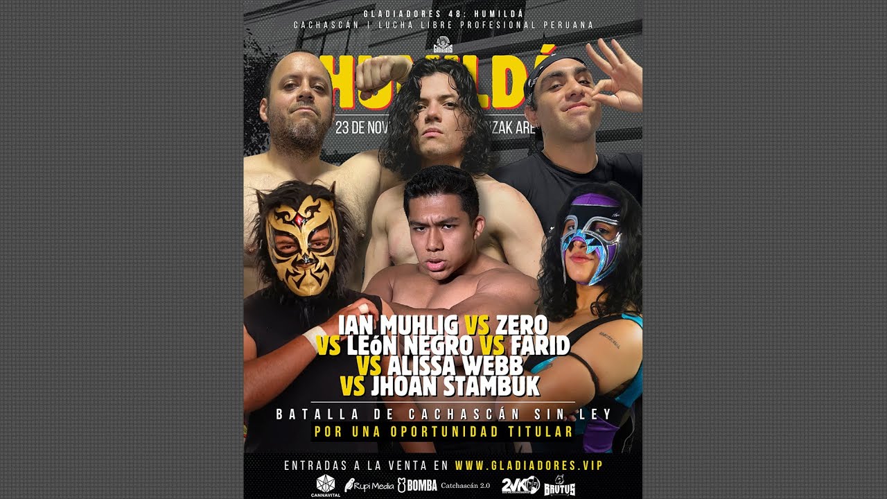 Gladiadores 48: Humildá - Ian Muhlig vs Zero vs León Negro vs Farid vs ...