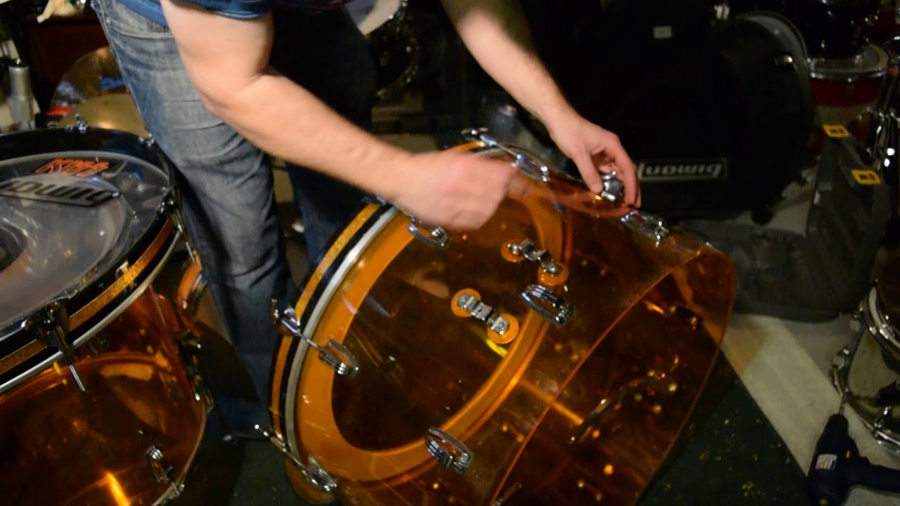 Installing An Original Ludwig Rail Consolette Bass Drum Mount *Amber ...