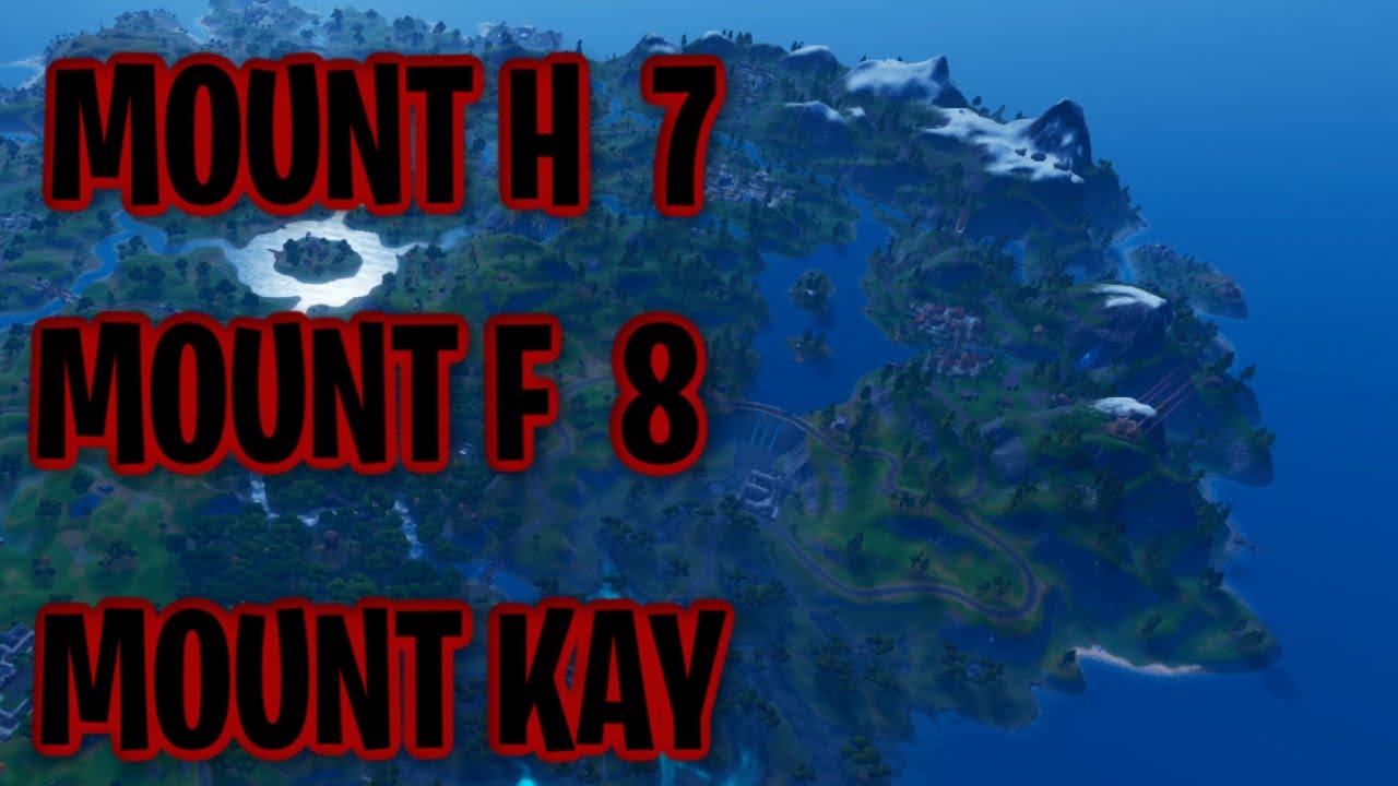 *FORTNITE* Cameo vs. Chic Dance on top of mount H7, mount F8, and mount ...