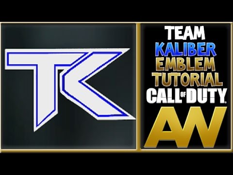 Team Kaliber TK AW Emblem Tutorial : Advanced Warfare - YouTube